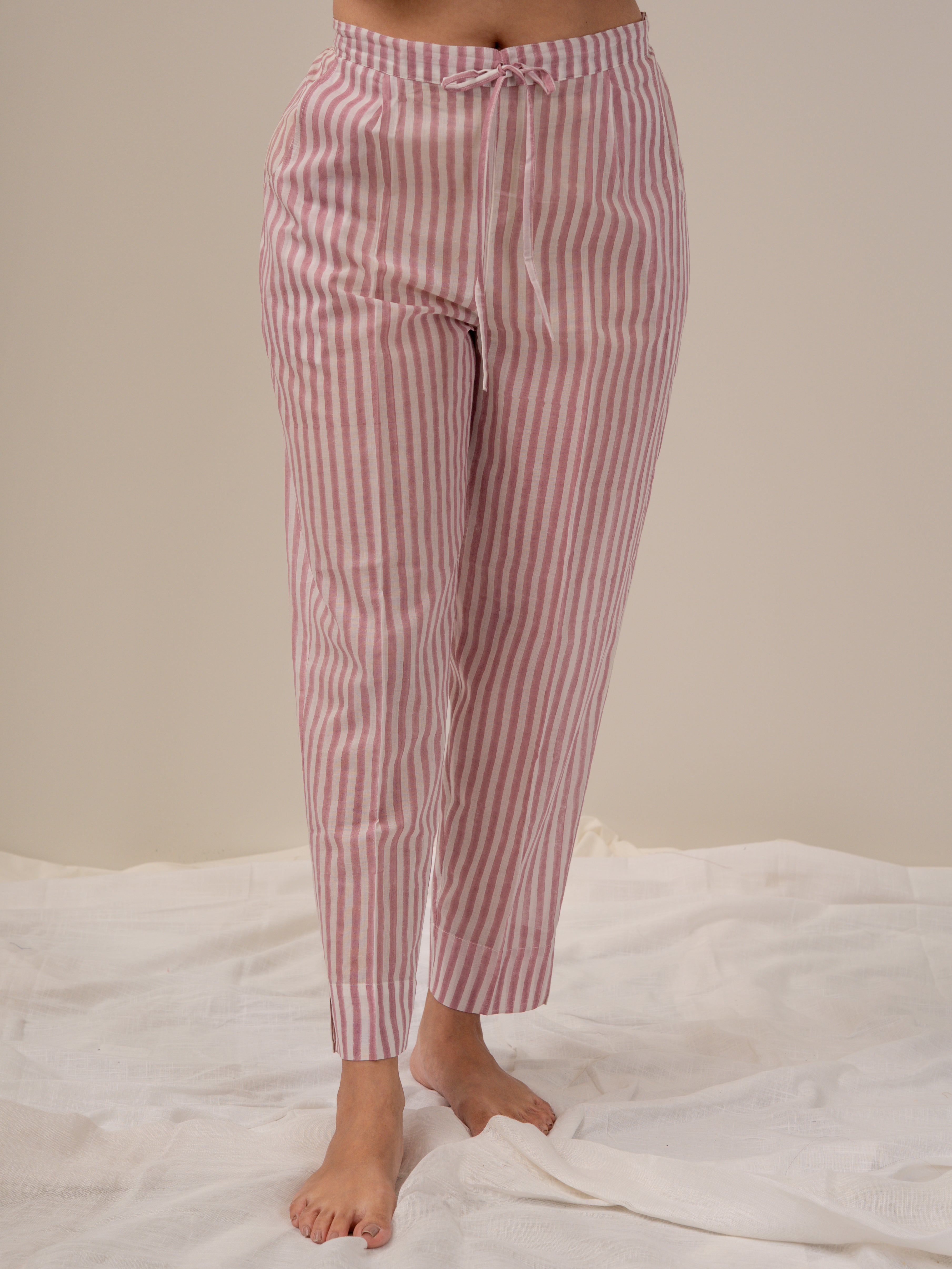 Cotton Parallel - White – Bagh India